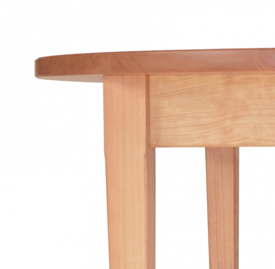 Shaker Round Extension Table-Cherry | Maple Corner Woodworks
